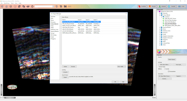 Exporting RGB Blend from Geoteric to Petrel®